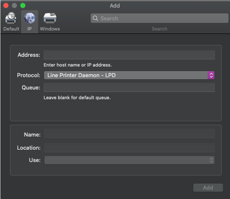MAC -Install a Network Xerox Printer – Florida Gulf Coast University ITS