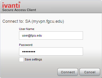 Using MyVPN with 2FA – Florida Gulf Coast University ITS