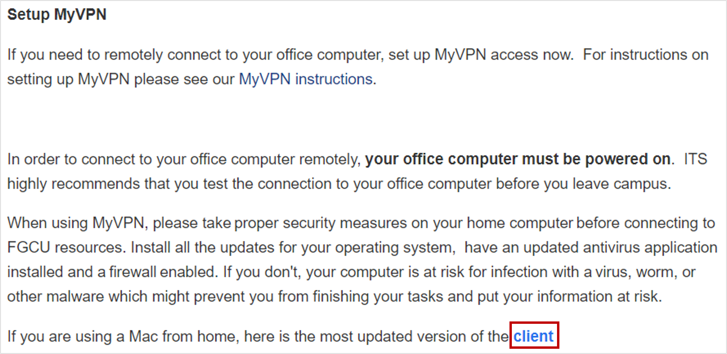 Mac - Updating Ivanti Secure Access Client – Florida Gulf Coast ...
