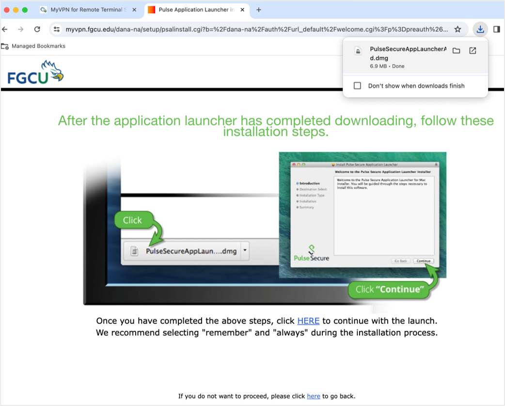 Mac - Updating Ivanti Secure Access Client – Florida Gulf Coast ...
