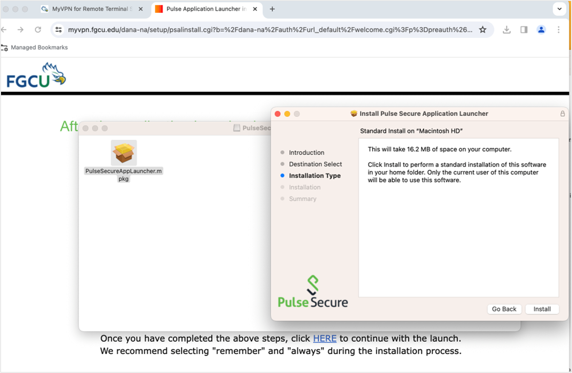 Mac - Updating Ivanti Secure Access Client – Florida Gulf Coast ...