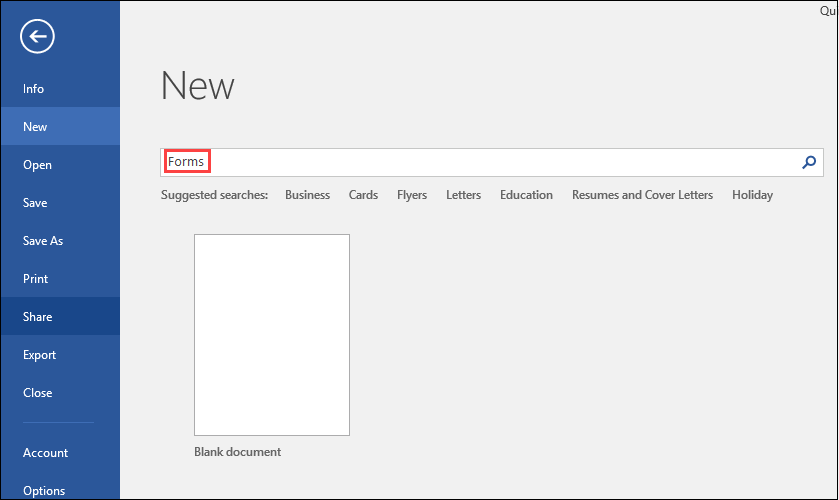 Word: Creating Forms – Florida Gulf Coast University ITS