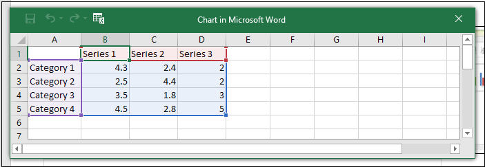 Word: Using Tables, Charts & Graphs in a Document – Florida Gulf Coast ...