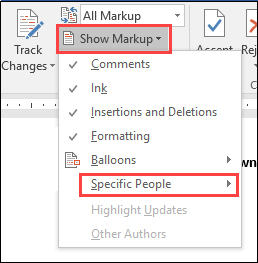 Word: Track Changes – Florida Gulf Coast University ITS