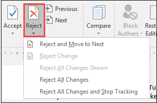 Word: Track Changes – Florida Gulf Coast University ITS